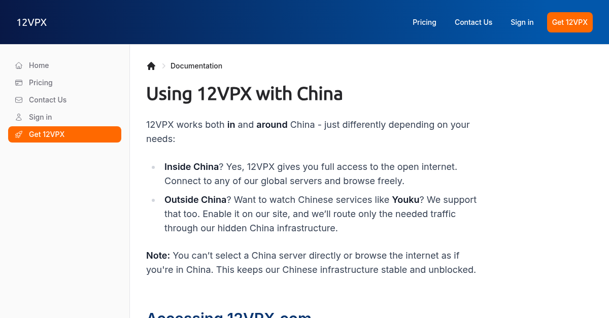 Using 12VPX with China - 12VPX