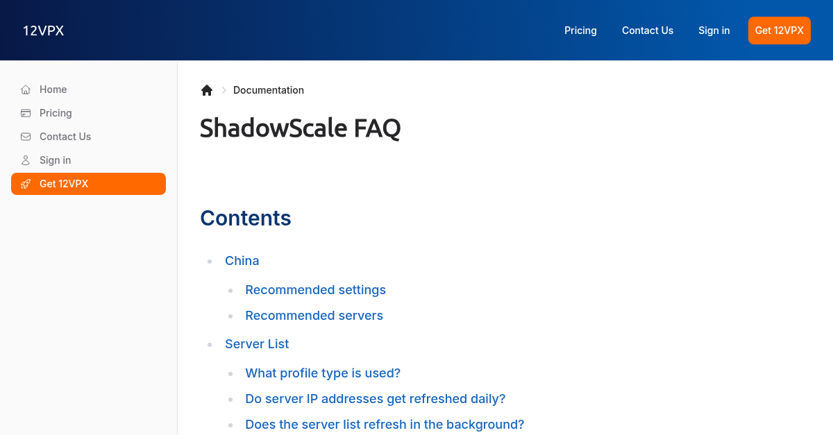 ShadowScale FAQ - 12VPX