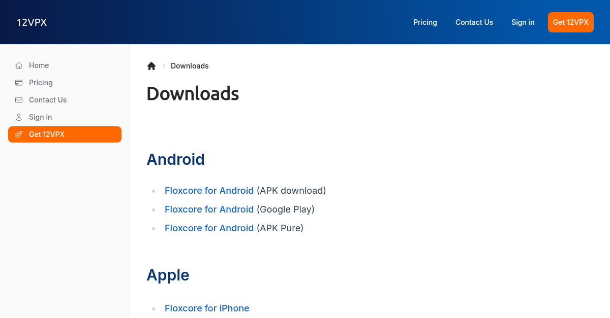 Downloads - 12VPX